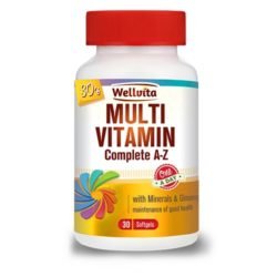 WELLVITA MULTIVITAMIN COMPLETE A-Z 30 SOFTGELS - Click For Wellness